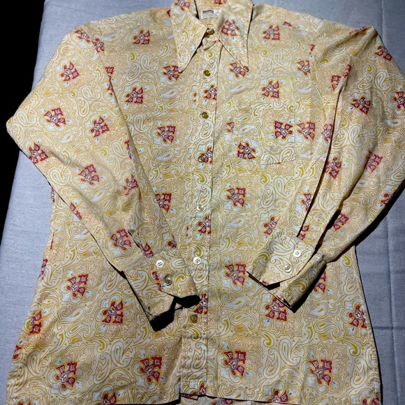 Montgomery Ward | Shirts | Vintage Mens Montgomery Ward Button Down ...